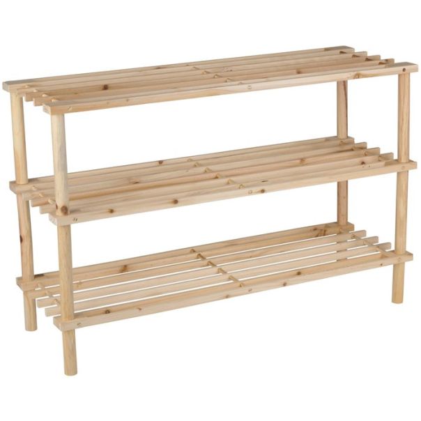 Stalak za obuću sa 3 nivoa 74 × 26 × 50 cm