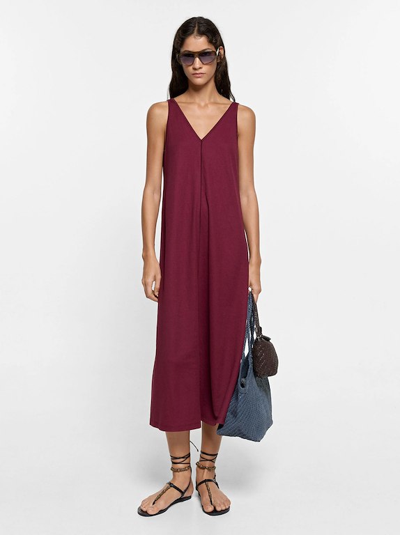 MIDI DRESS WITH STRAPS
