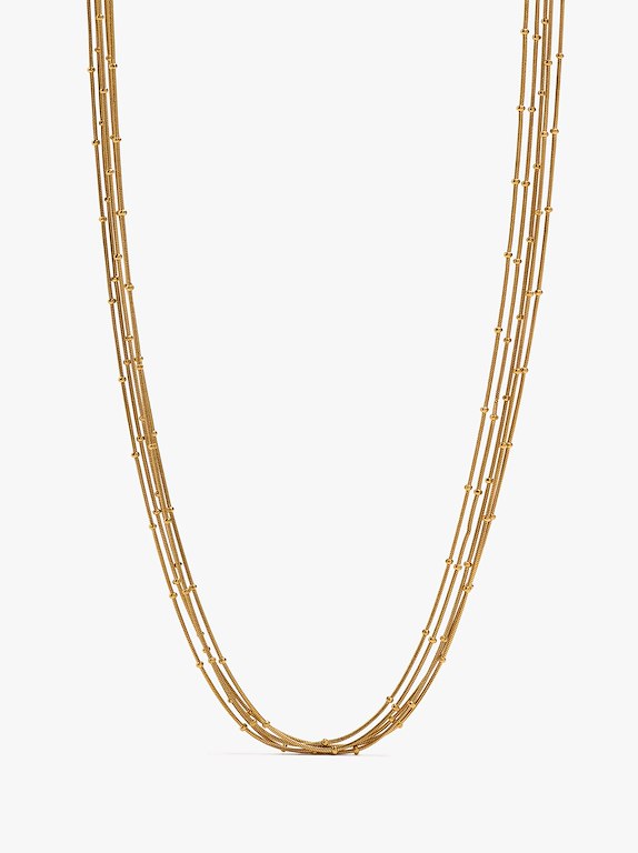 MULTI-COLLAR WITH SPHERES - STAINLESS STEEL