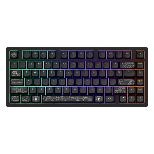 DARK PROJECT ALU Terra Nova R2 Crna - Bežična Gejmerska Tastatura (ANSI)