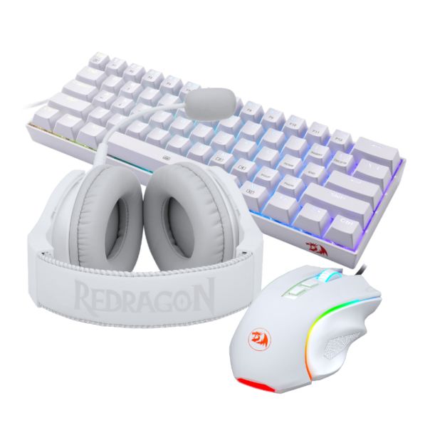 REDRAGON Gejmerski set 3 u 1 Combo S129W US (Bela)