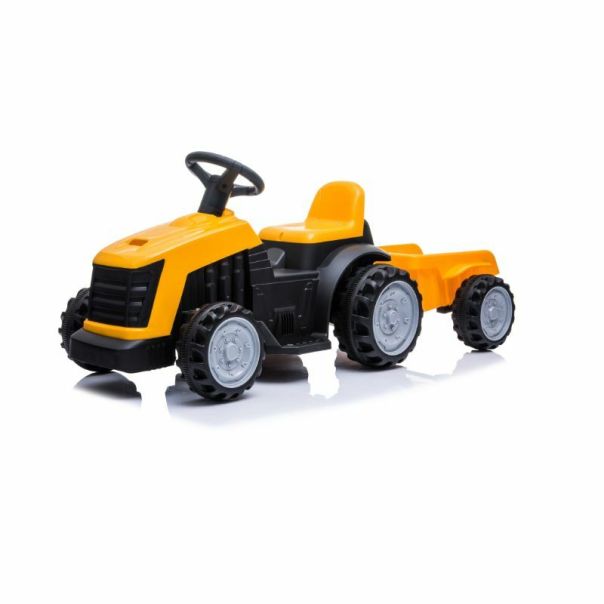 Dečiji traktor sa prikolicom na akumulator R/C TR1908T, žuta