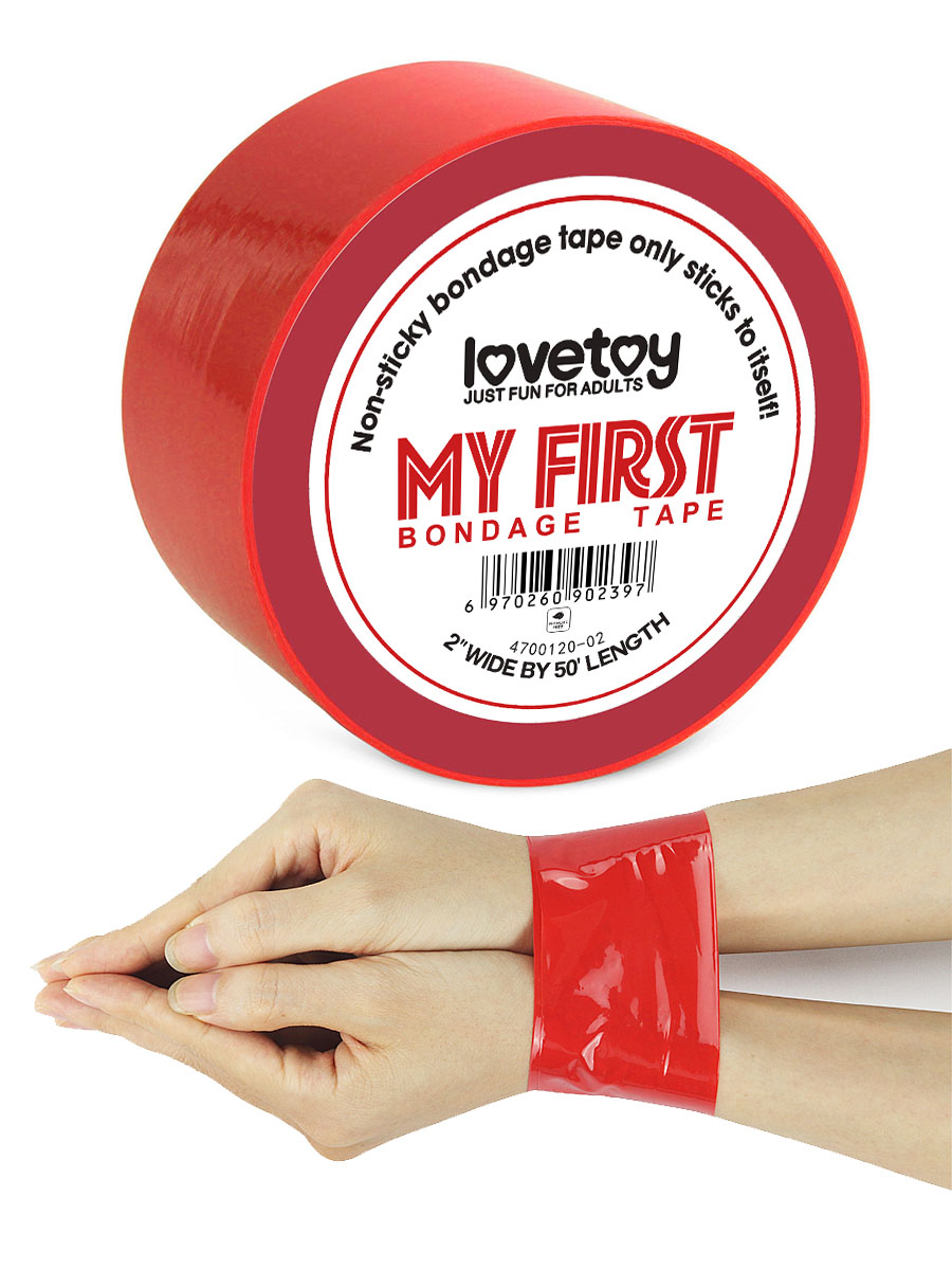 My First Non Sticky Bondage Tape – crvena