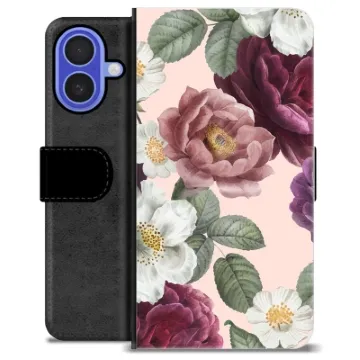 IPHONE 16 PREMIJUM FUTROLA-NOVČANIK - ROMANTIČNO CVEĆE