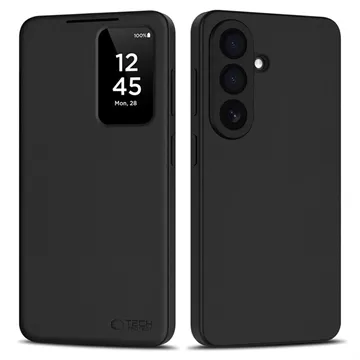 SAMSUNG GALAXY A27 TECH-PROTECT SMART CLEAR VIEW FLIP CASE WITH CARD SLOT - BLACK