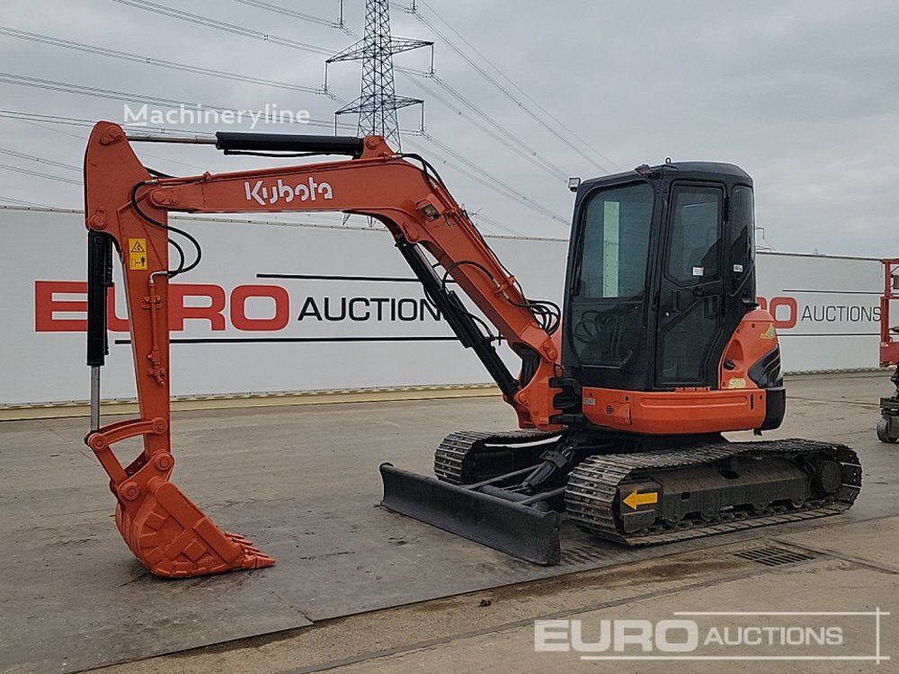 Prodaje se Kubota U55-4 mini bager na aukciji