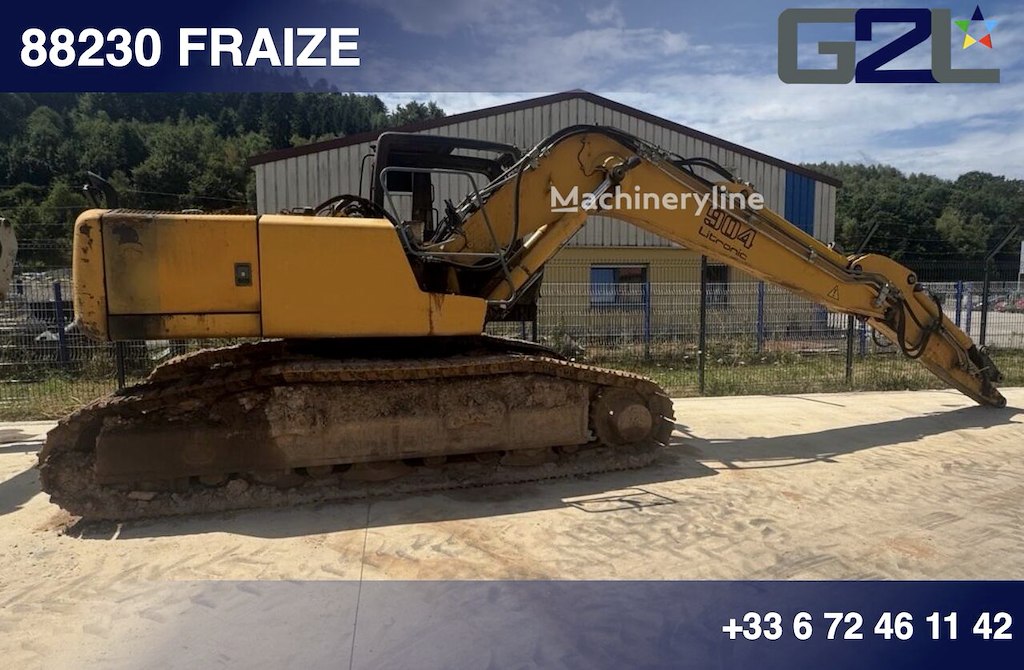 Liebherr R 904 C HDSL bager guseničar nakon udesa