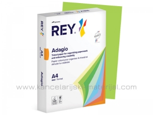 REY Adagio A4 80g papir u boji 500L (16 spring green) limeta zeleni
