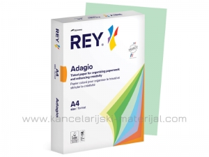 REY Adagio A4 80g papir u boji 500L (09 green) zeleni
