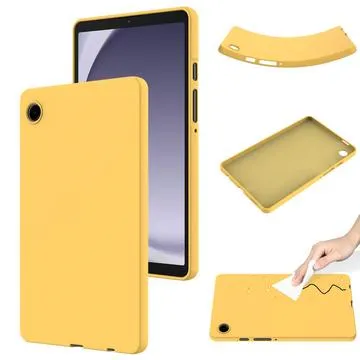 SAMSUNG GALAXY TAB A11 LIQUID SILICONE CASE - YELLOW