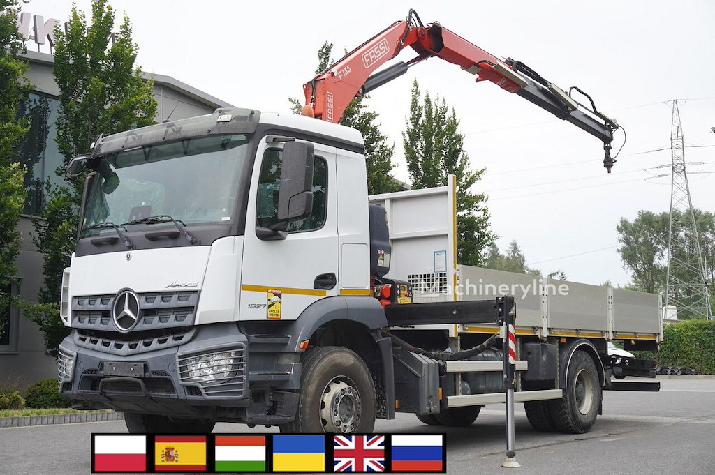 Mercedes-Benz Arocs 1827 4x2 / 70 tho km!!! / Fassi F135A.0.22 crane / remote autodizalica
