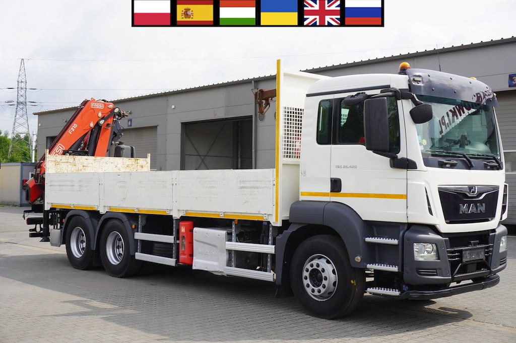 MAN TGS 26.420 6x4 / Fassi F215A.2.24 / remote control / Rotator / p autodizalica