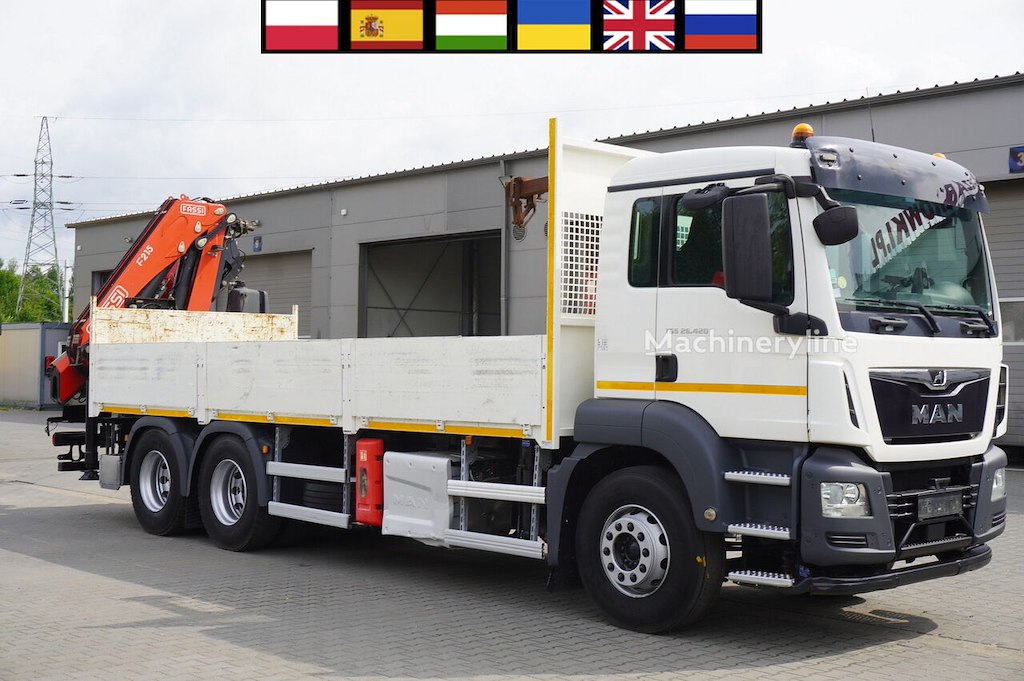 MAN TGS 26.420 6x4 / Fassi F215A.2.24 / remote control / Rotator / p autodizalica