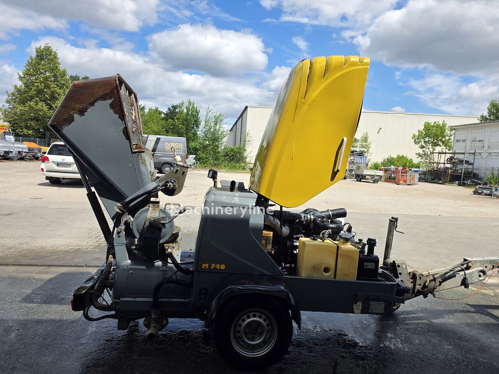 Putzmeister P 744 DBS stacionarna betonska pumpa