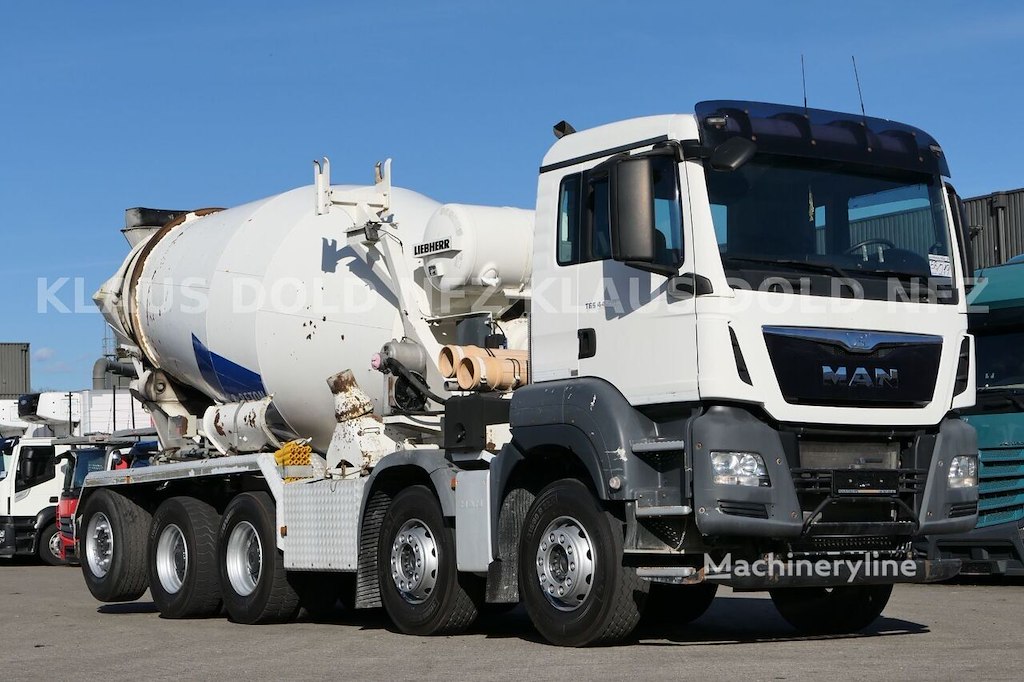 Liebherr na šasiji MAN TGS 35.480 / Concrete Mixer / Liebherr / Lift & Steering Axle kamion s mešalicom za beton