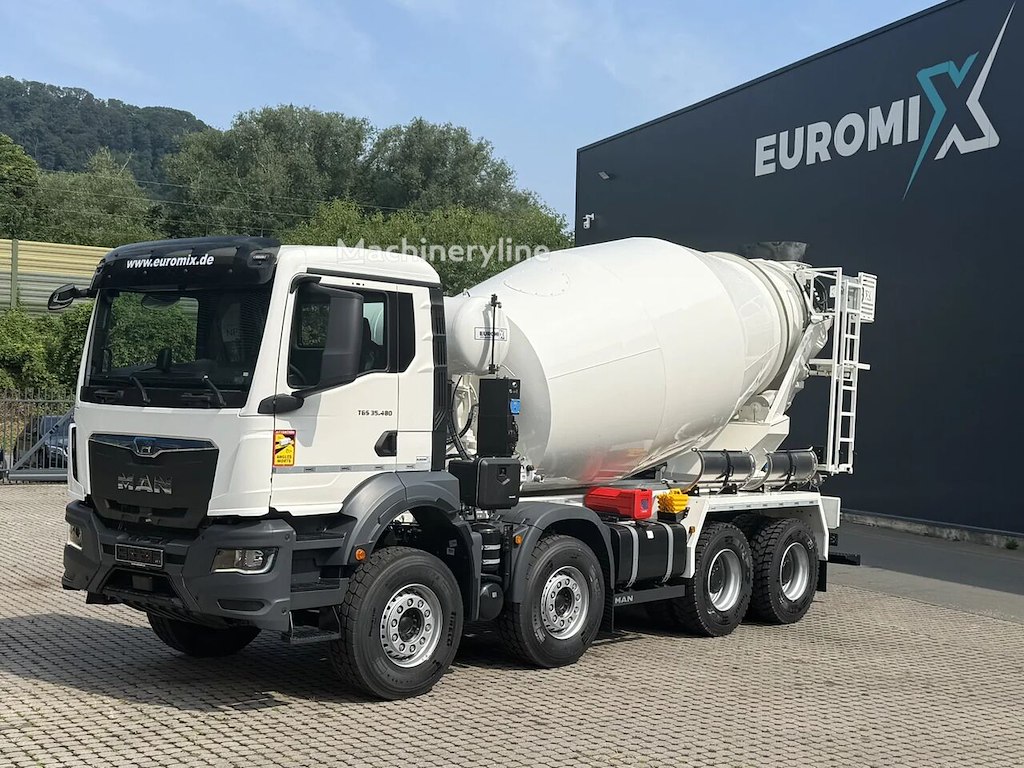 Novi MAN TGS 35.480 MAN TGS 37.480 8x4 EuromixMTP EM 10 L Retarder kamion s mešalicom za beton
