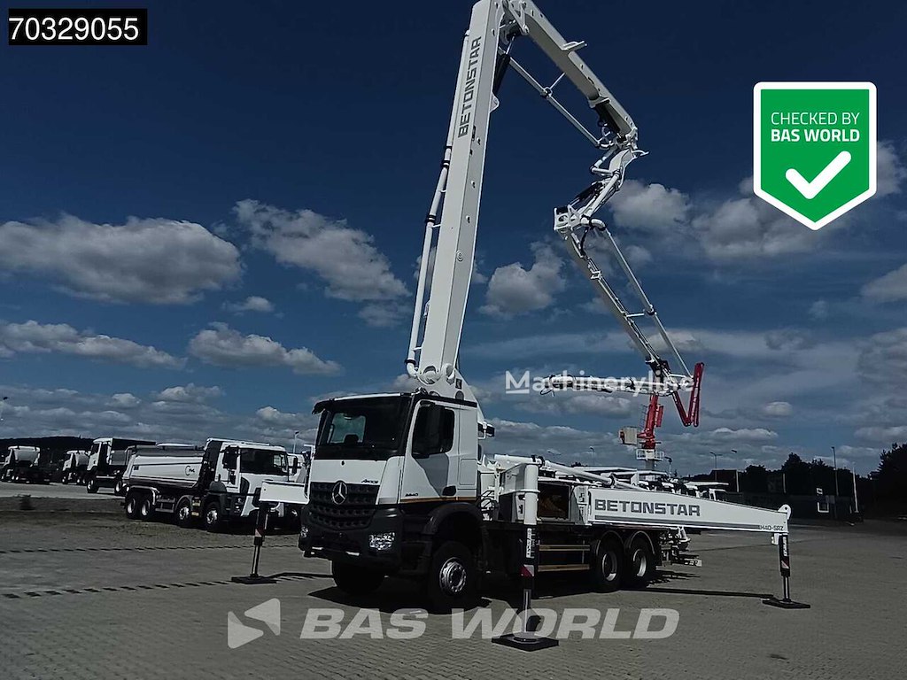 Nova Mercedes-Benz Arocs 2640 Arocs 6X4 NEW! 40m Betonstar pump 40-5RZ Automatic Eu pumpa za beton