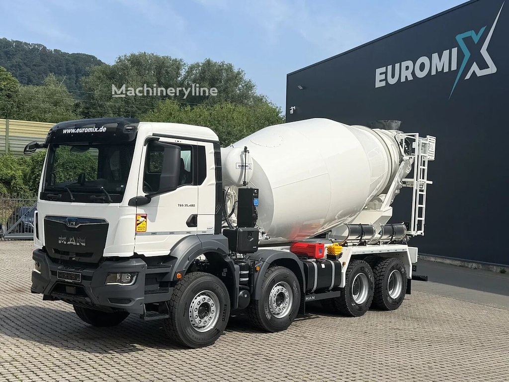 Novi MAN TGS 35.480 MAN TGS 35.480 8x4 EuromixMTP EM 9 L Retarder kamion s mešalicom za beton