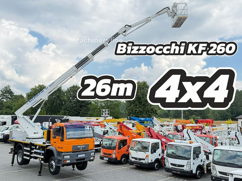MAN LE 14.220B auto dizalica s korpom