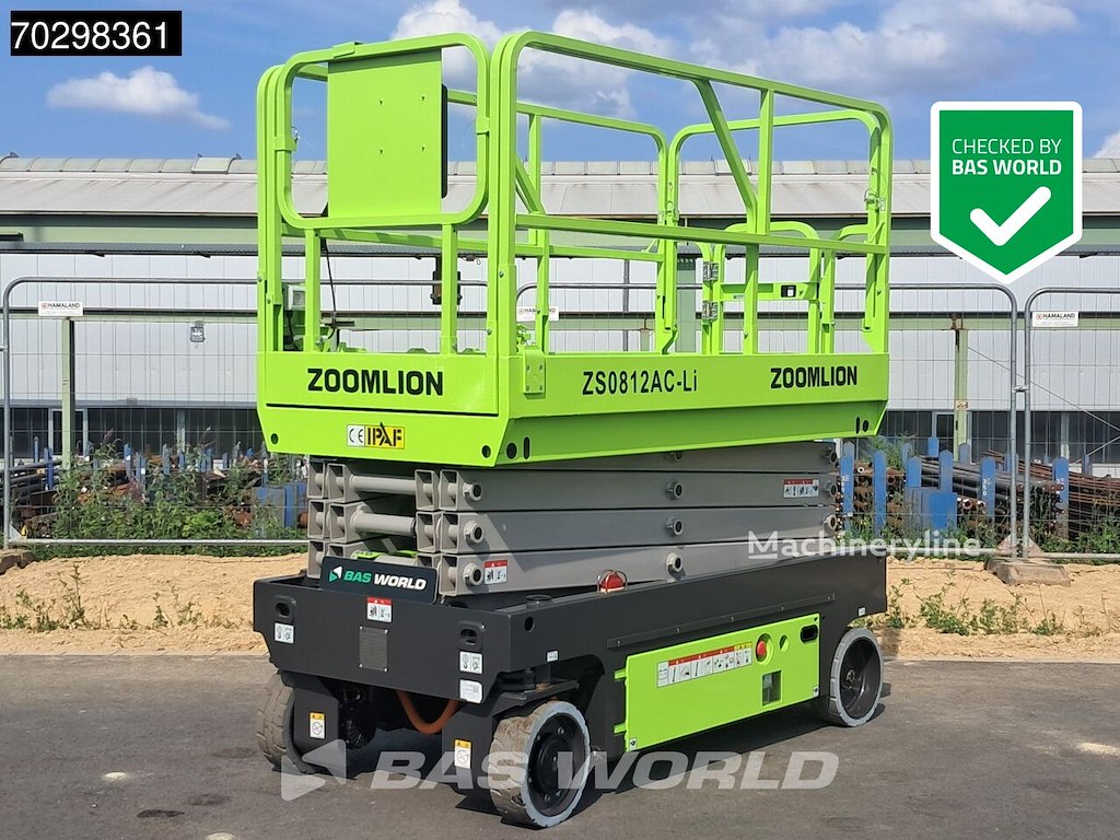Nova Zoomlion ZS0812AC-Li 8 M – Herstellergarantie – CE-zertifiziert makazasta platforma