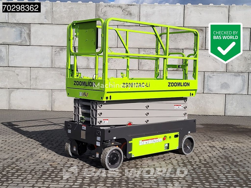 Nova Zoomlion ZS0812AC-Li 8 M - Factory Warranty - CE-Certified makazasta platforma