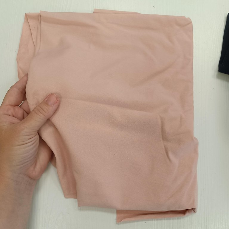 Parče pamuk sa elastinom puder 40×180