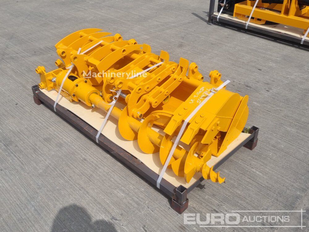 Prodaje se Captok 2026 Captok 20" Rake, Ripper, 5 Finger Manual Grab, Hydraulic Au grablje za bager na aukciji