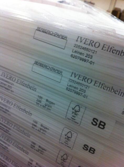 Berberich Papier Ivero Elfenbeinkarton potrošni materijal za štampanje