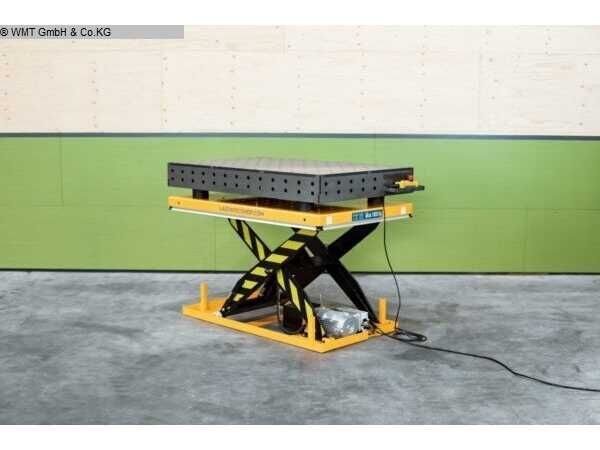 Prodaje se WMT 1300 x 800 Hubtisch stol za zavarivanje na aukciji