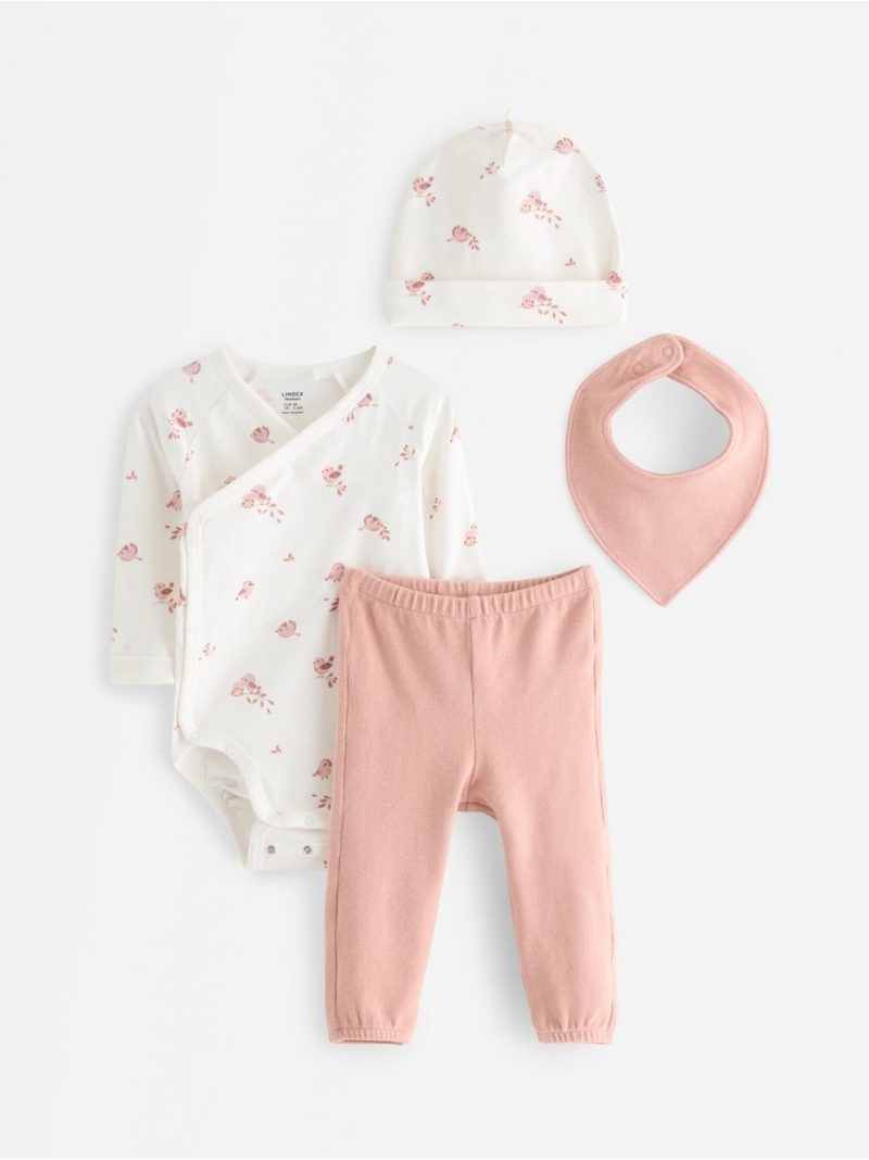 Set bodi i pantalone – 4-piece baby starter kit