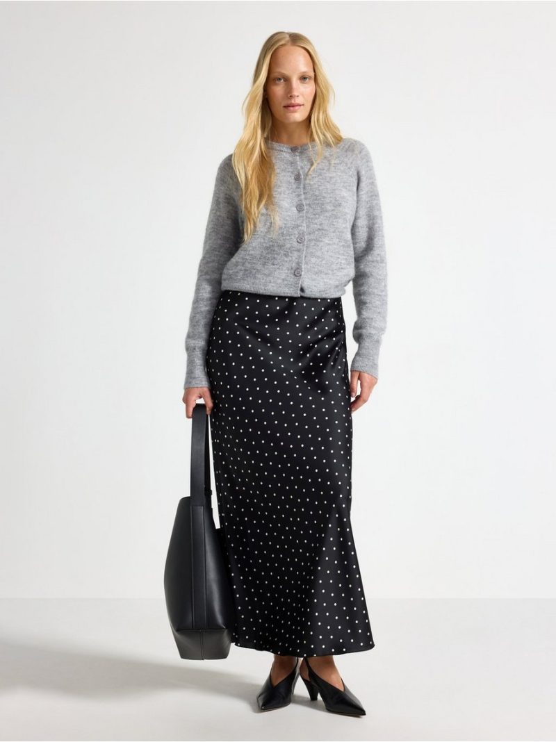 Suknja – Maxi skirt in satin