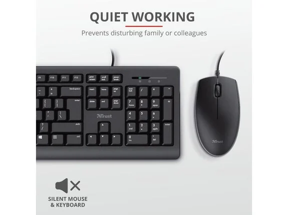 Trust Tastatura i miš set Primo USB
