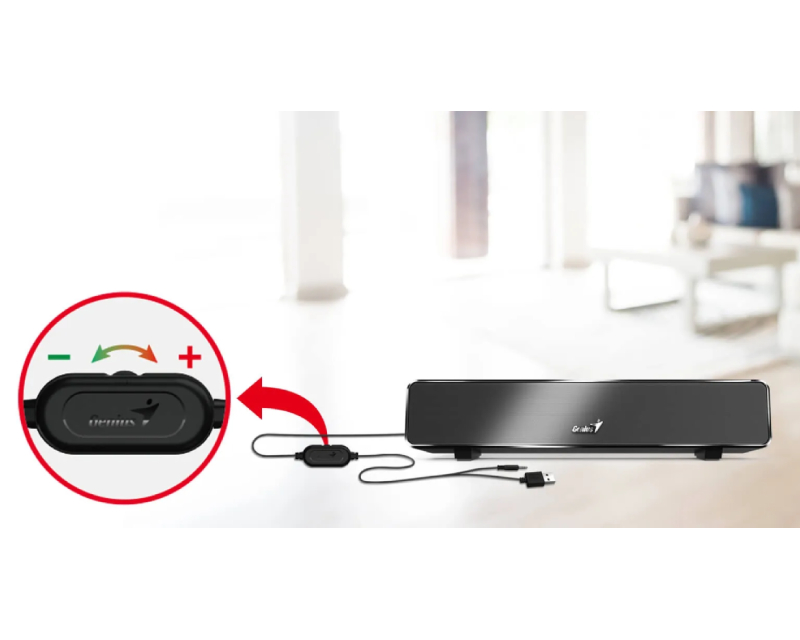 GENIUS USB SoundBar 100 crni