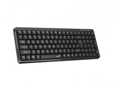 GENIUS LuxeMate Q7100BT Wireless USB US crna tastatura