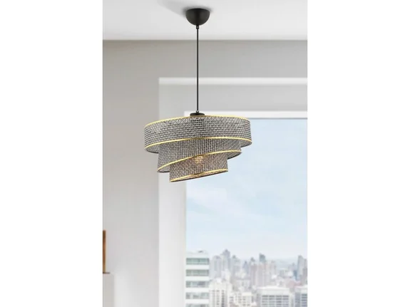 Opviq Visilica Couper Hazeran Grey, Gold