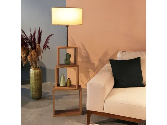 Opviq Drvena Podna lampa AYD 2902
