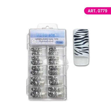 Zebra nokti 70kom art.0779