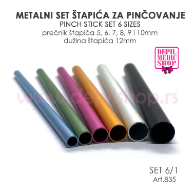 Metalni pinčer SET 6/1 Art.0835