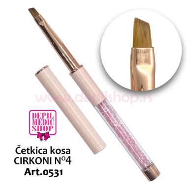 Četkica kosa CIRKONI No4 Art.0531