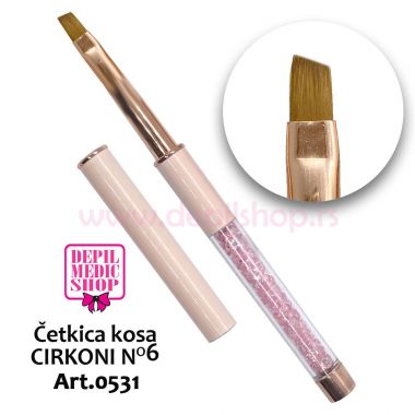 Četkica kosa CIRKONI No6 Art.0531