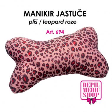 Manikir jastuk pliš- LEOPARD art.0694