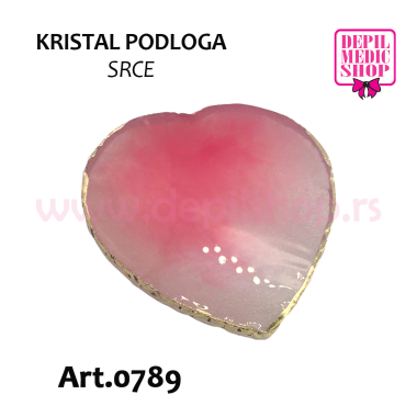 KRISTAL podloga SRCE Art.0789