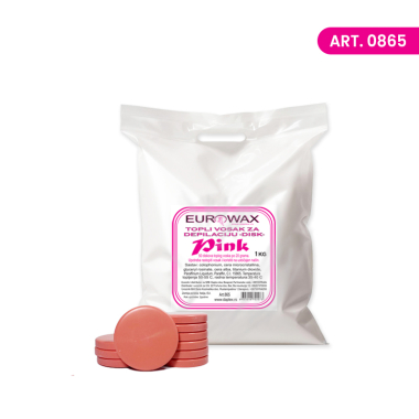 Topli vosak DISK Pink 1kg art.0865