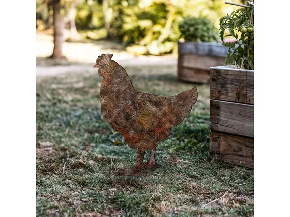 Evila Originals Dekorativni detalj za dvorište Chicken -A 01