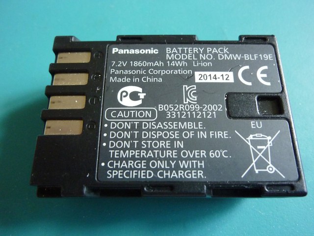 PANASONIC baterija DMW-BLF19E za fotoaparate