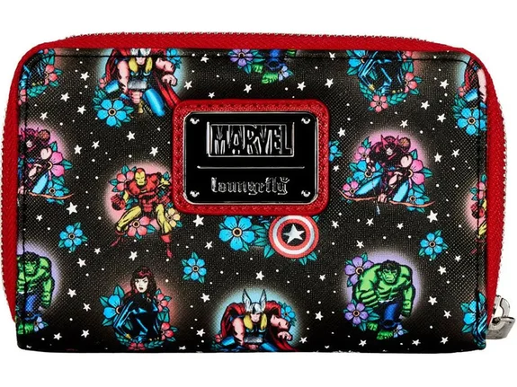 Marvel Ženski novčanik Avengers Tattoo Zip Around Wallet