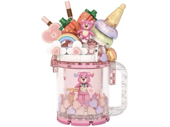 LOZ Kocka Quicksand Cup Pink