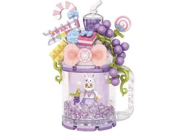 Loz Kocka Quicksand Cup Purple