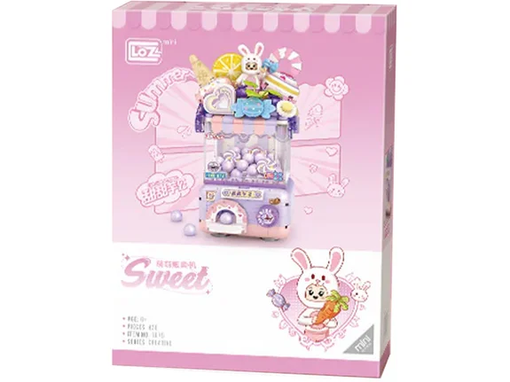 Loz Kocka Gashapon Machine Purple