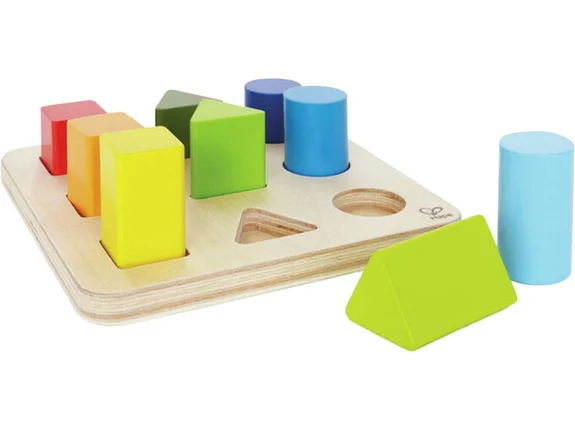 Hape Dečije drvene Kocke za sortiranje E0426